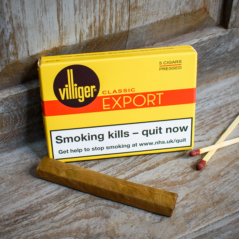 Villiger Export Pressed Cigars - Pack of 5