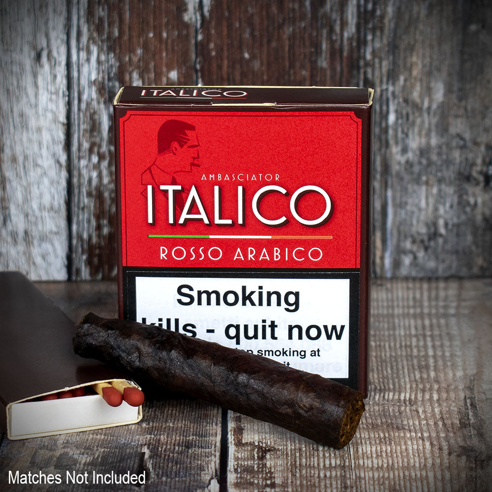 Ambasciator Italico Rosso Arabico Italian Cigars - Pack of 5 | Smoke-King