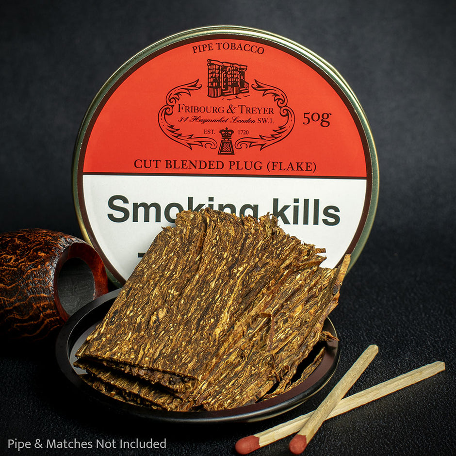 10gm Sample Fribourg and Treyer Cut Blended Plug (Flake) Pipe Tobacco ...