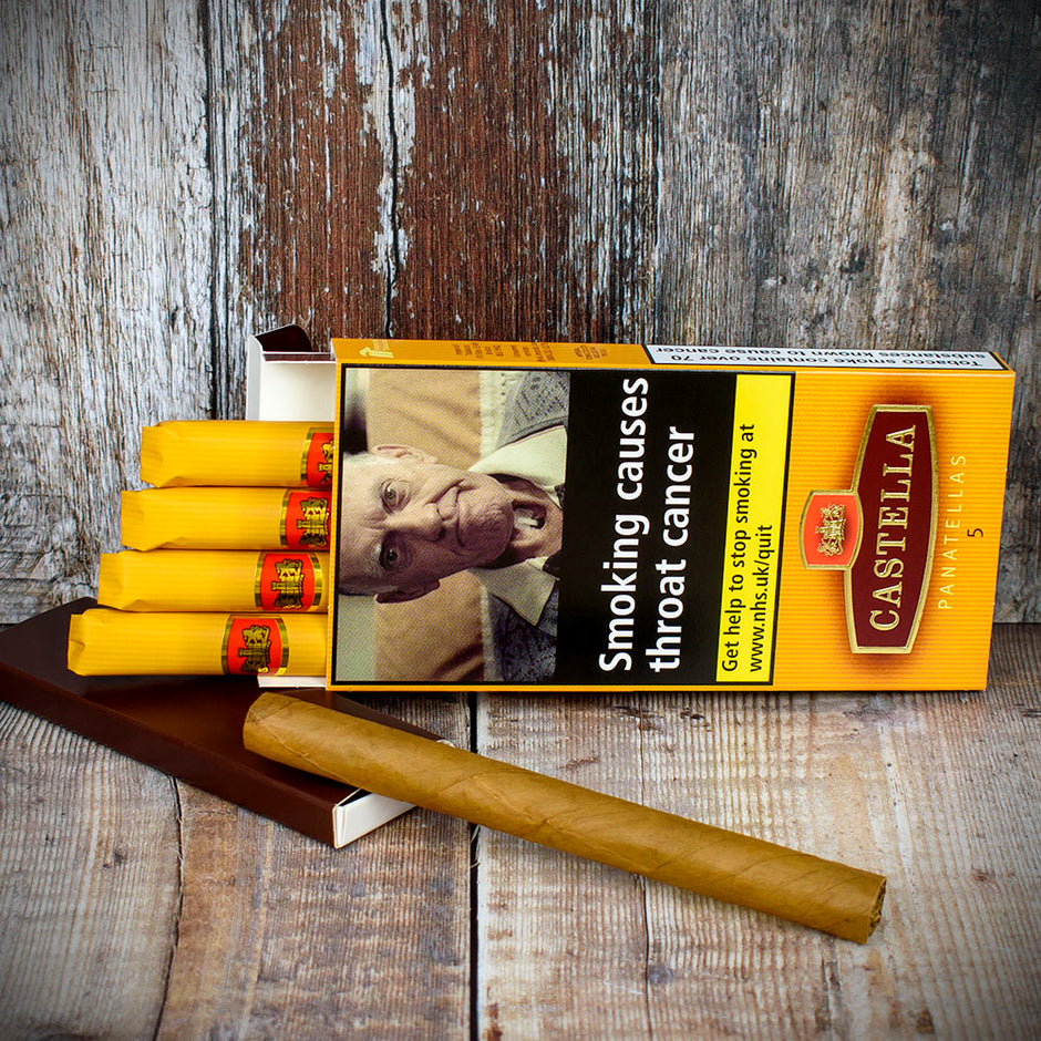 Castella Panatellas Cigars – Pack of 5 Cigars Smoke-King