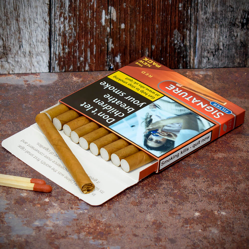 Signature (Café Crème) Red Small Cigars - 10 Pack | Smoke-King