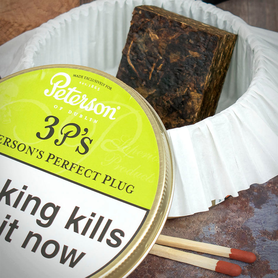 Peterson | 3P's (Perfect Plug) Pipe Tobacco - 50g Tin