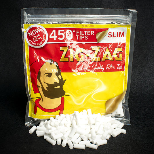 Zig Zag Slim Filters Bag 450 Tips Smoke-King